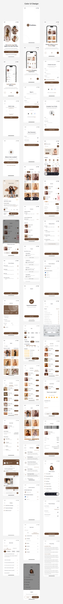 Fashion Mobile App Ui Kit [ 40+ Screens ] Figma » Insight Lancer