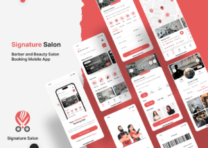 Salon Booking App Ui Kit [ 60+ Screens ] Figma » Insight Lancer