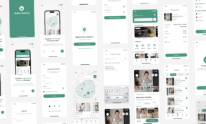 Home Cleaning App UI Kit [ 70+ Screens ] Figma » Insight Lancer