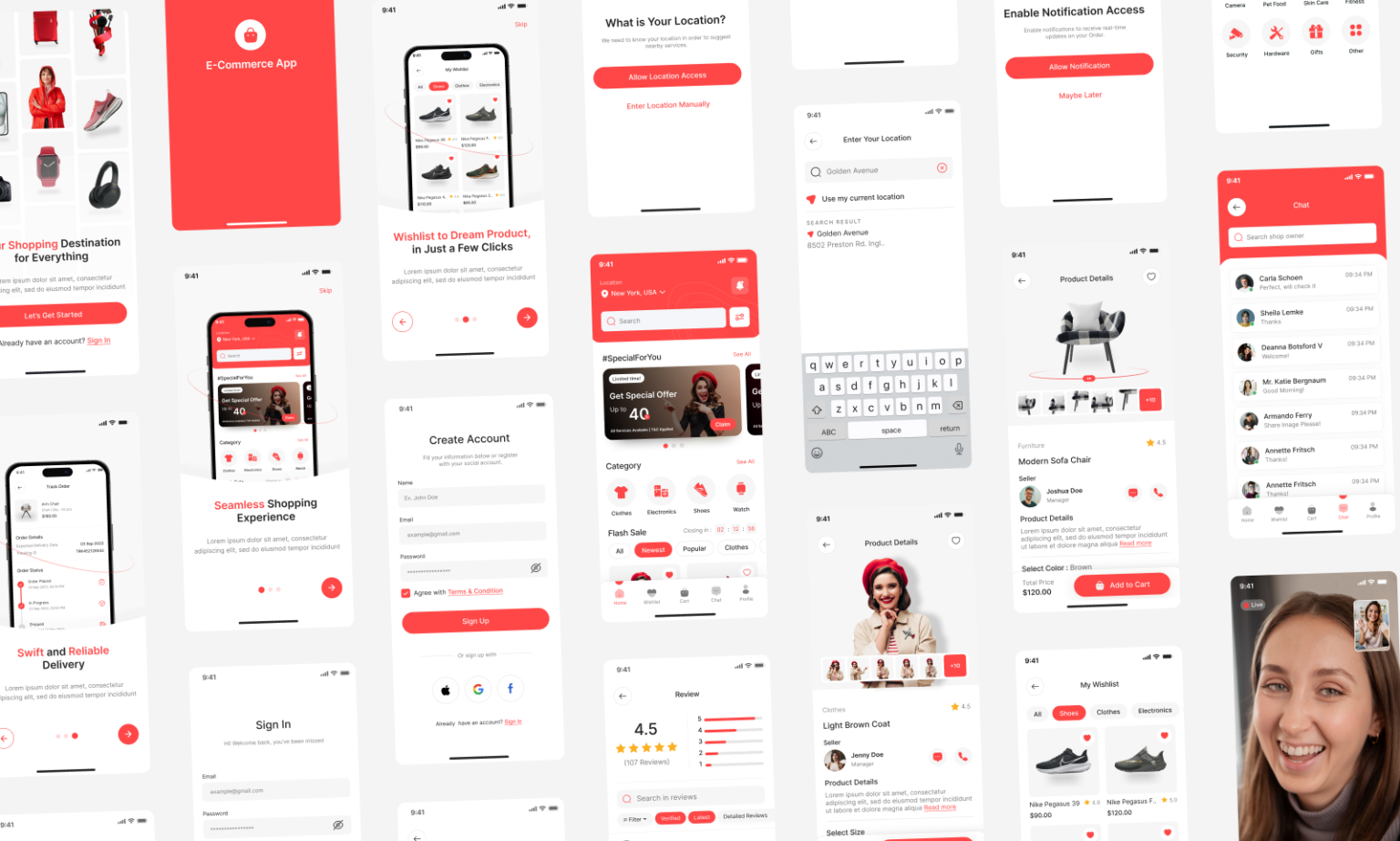 Ecommerce App UI Kit [55+ Screens] Figma » Insight Lancer