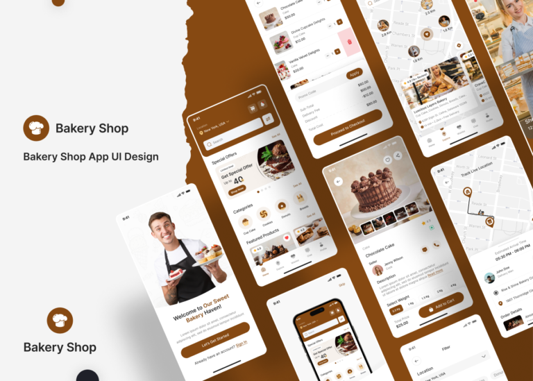Bakery Shop App Ui Kit [ 65+ Screens ] Figma » Insight Lancer