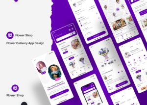 Flower Delivery Mobile App UI Kit [70 Screens] Figma » Insight Lancer