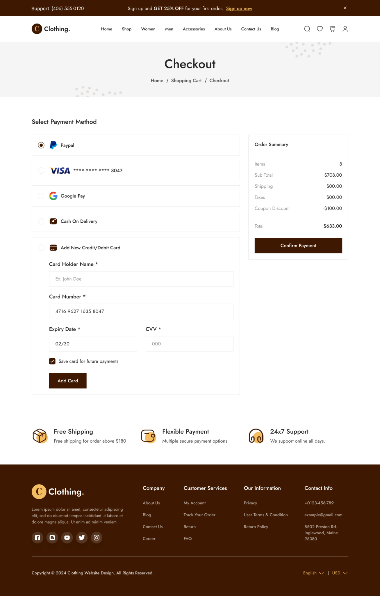 Fashion Ecommerce Website UI UX Figma Design [30+ Pages]