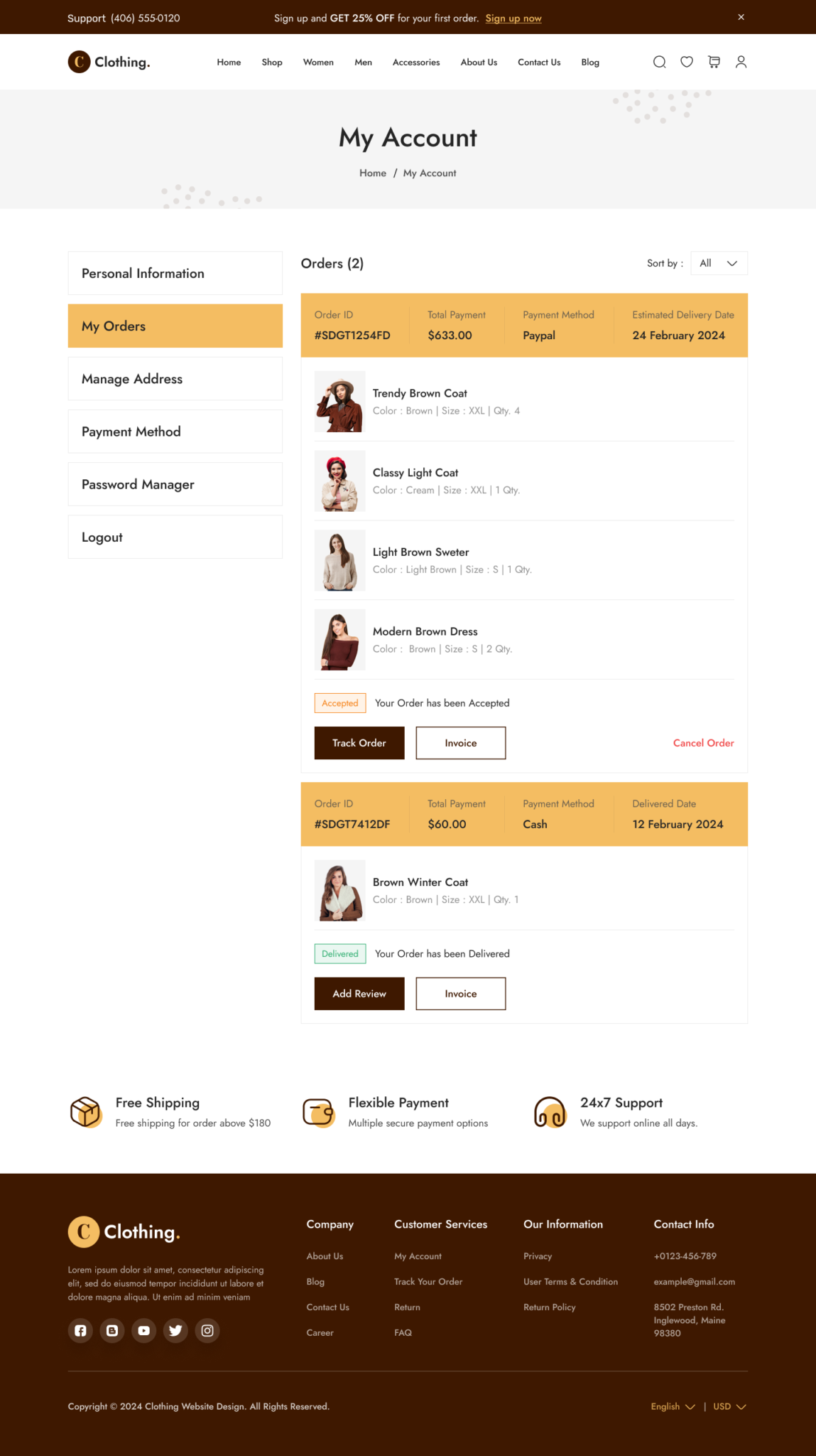 Fashion Ecommerce Website UI UX Figma Design [30+ Pages]