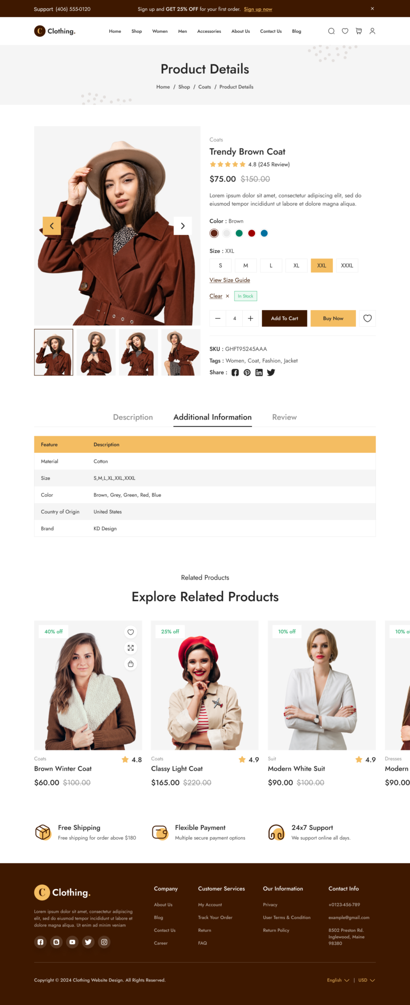 Fashion Ecommerce Website UI UX Figma Design [30+ Pages]