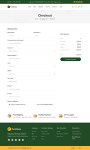 Furniture Store Website Figma UI UX Design Template Design [30+ Pages ...