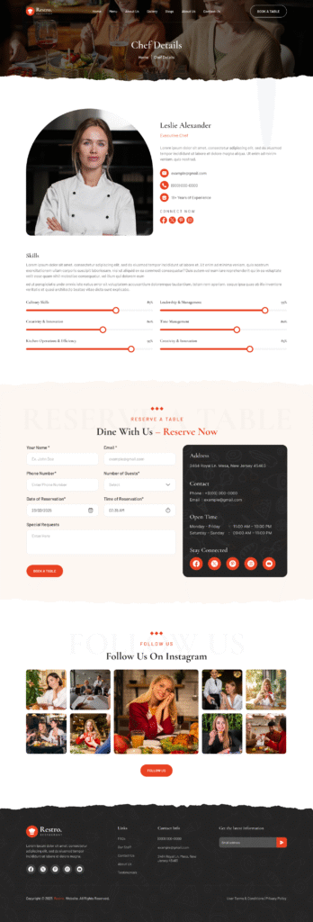 Restaurant Website Figma Ui Ux Design [13+ Pages] » Insight Lancer