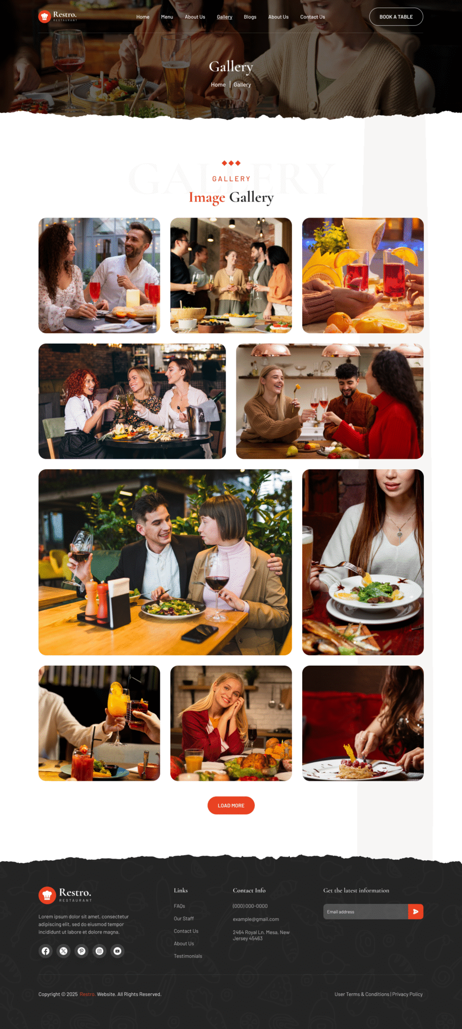 Restaurant Website Figma Ui Ux Design [13+ Pages] » Insight Lancer
